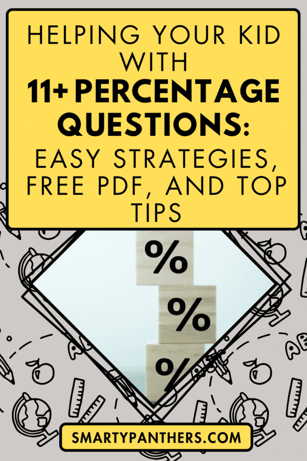 Helping Your Kid With 11+ Percentage Questions: Free Download